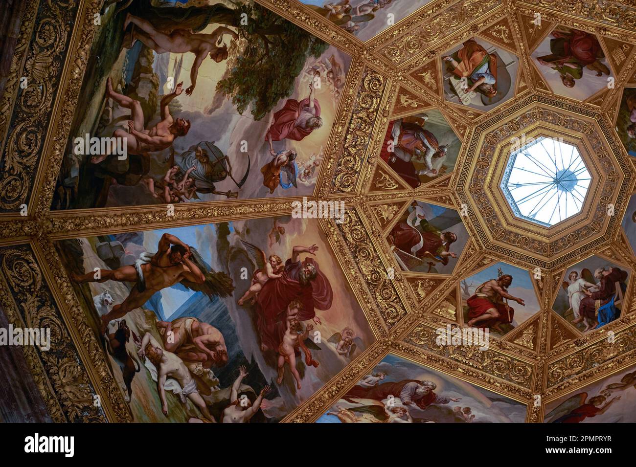 Impressive interior of Medici chapel in Florence, Italy Stock Photo - Alamy