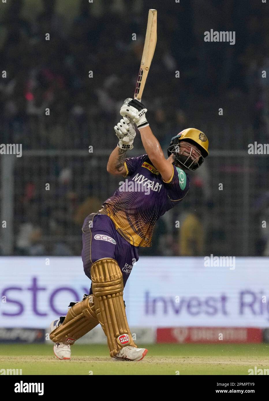 Kolkata Knight Riders' Rinku Singh bats during the Indian Premier ...