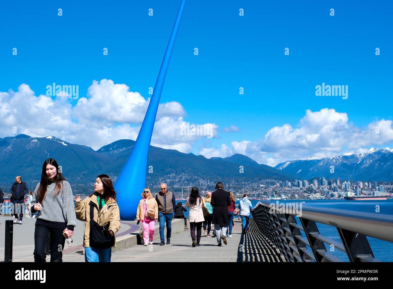 Vancouver city center Waterfront office buildings Canada Place Pacific ...