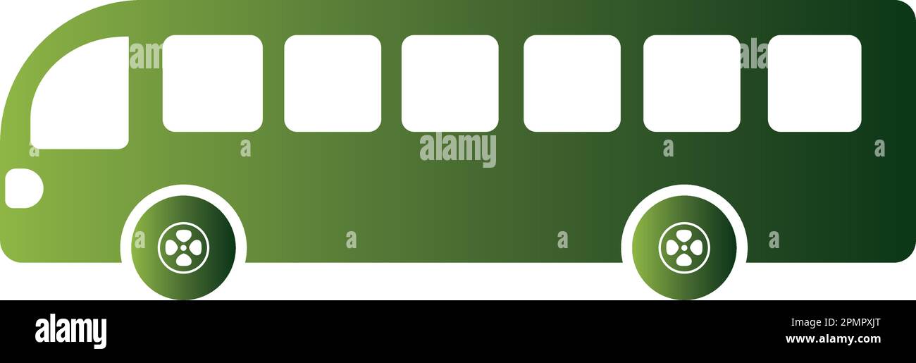 Isolated colored bus icon Flat design Vector Stock Vector Image & Art ...