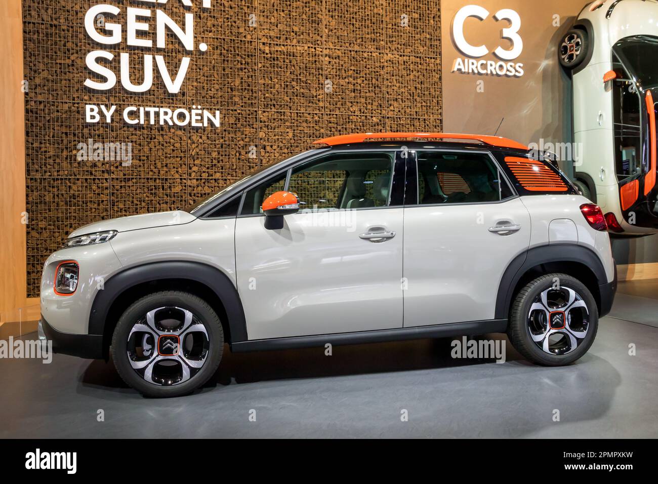 Citroen C3 Aircross mini SUV car at the Frankfurt IAA Motor Show ...