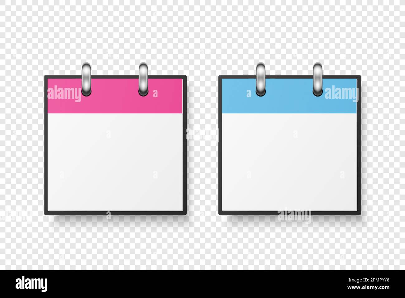 Vector 3d Realistic Paper Classic Simple Minimalistic Blue and Pink ...