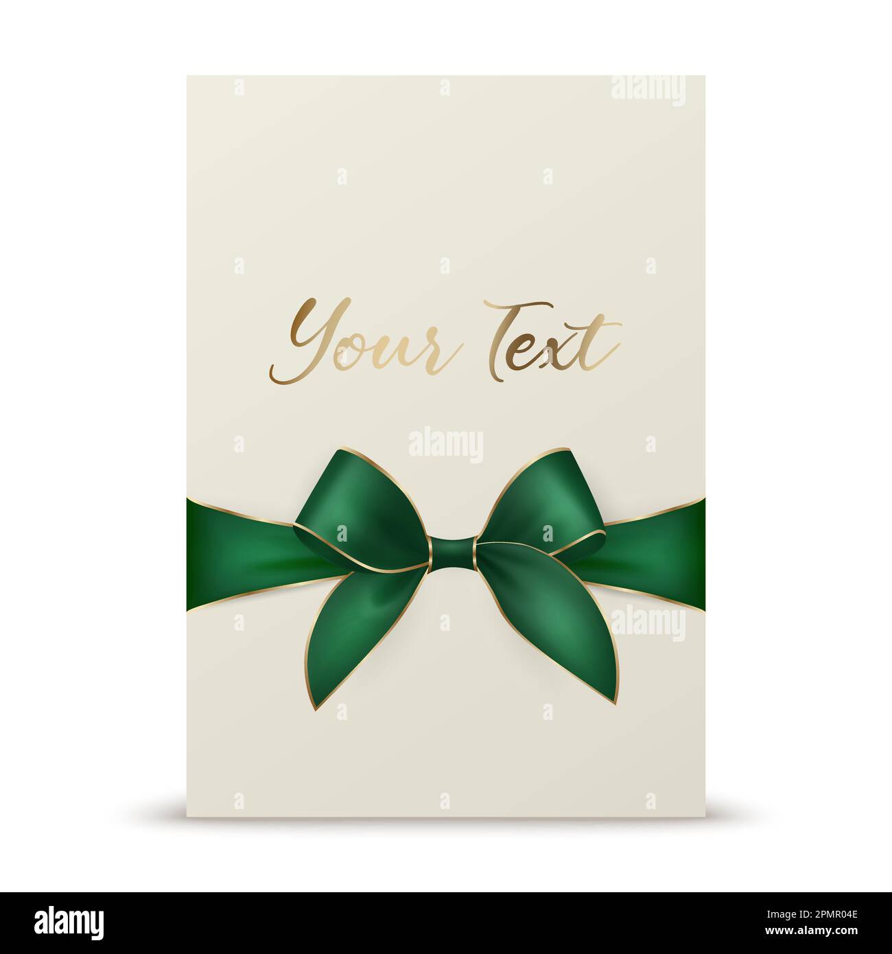 Green Present Bow