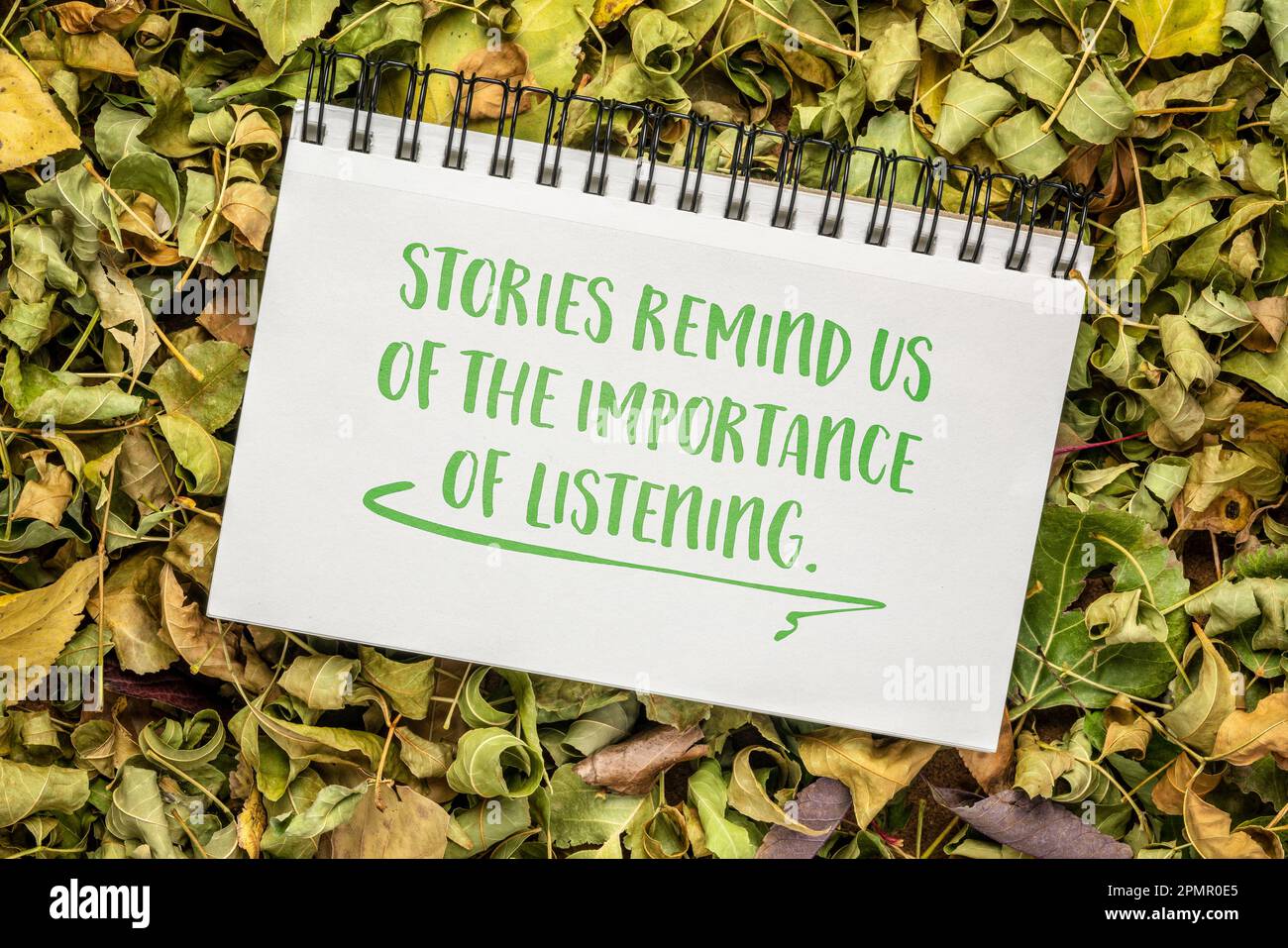stories remind us about importance of listening, inspirational note in ...