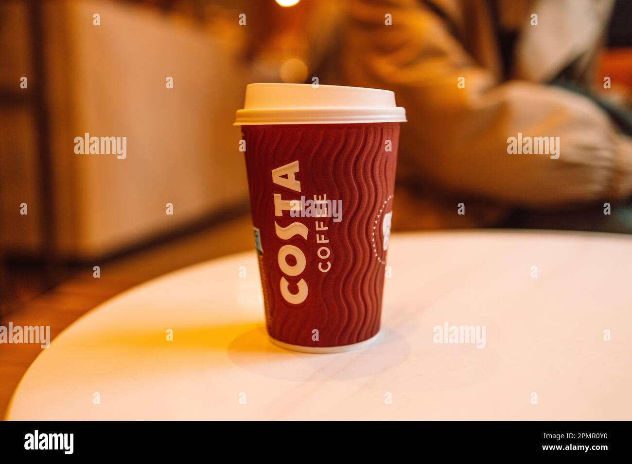 Interior of a costa coffee shop hi-res stock photography and images - Alamy