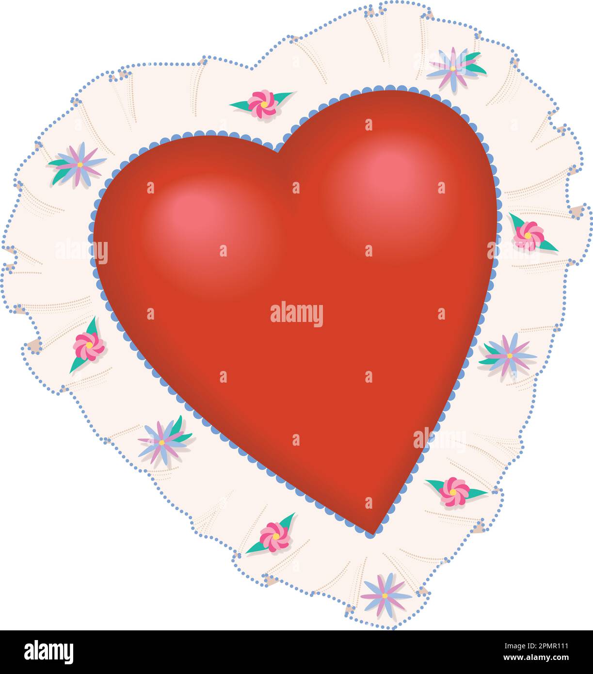 Traditional Valentine Heart Stock Vector Image & Art - Alamy