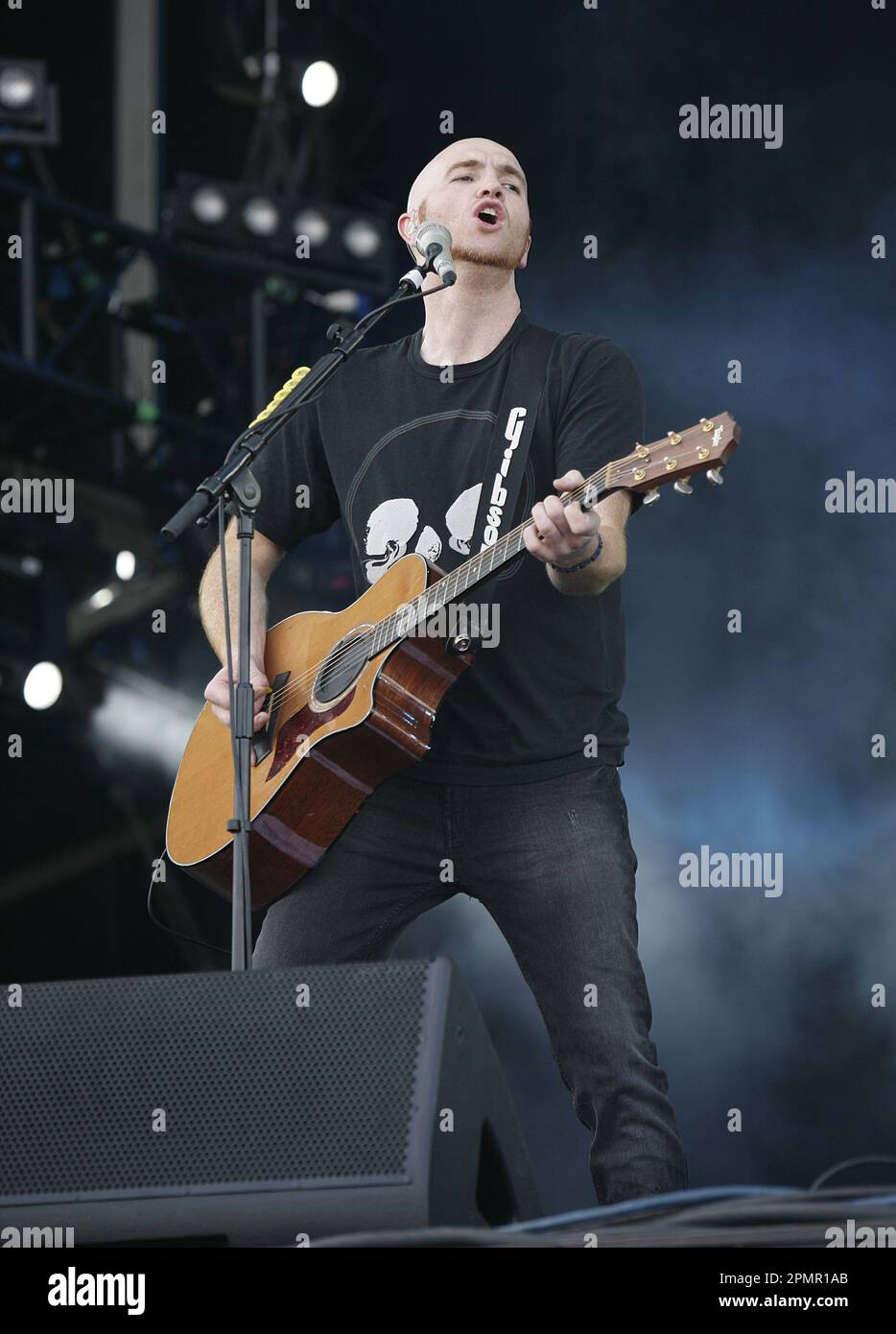 File photo dated 14/06/09 of Mark Sheehan of The Script performing ...