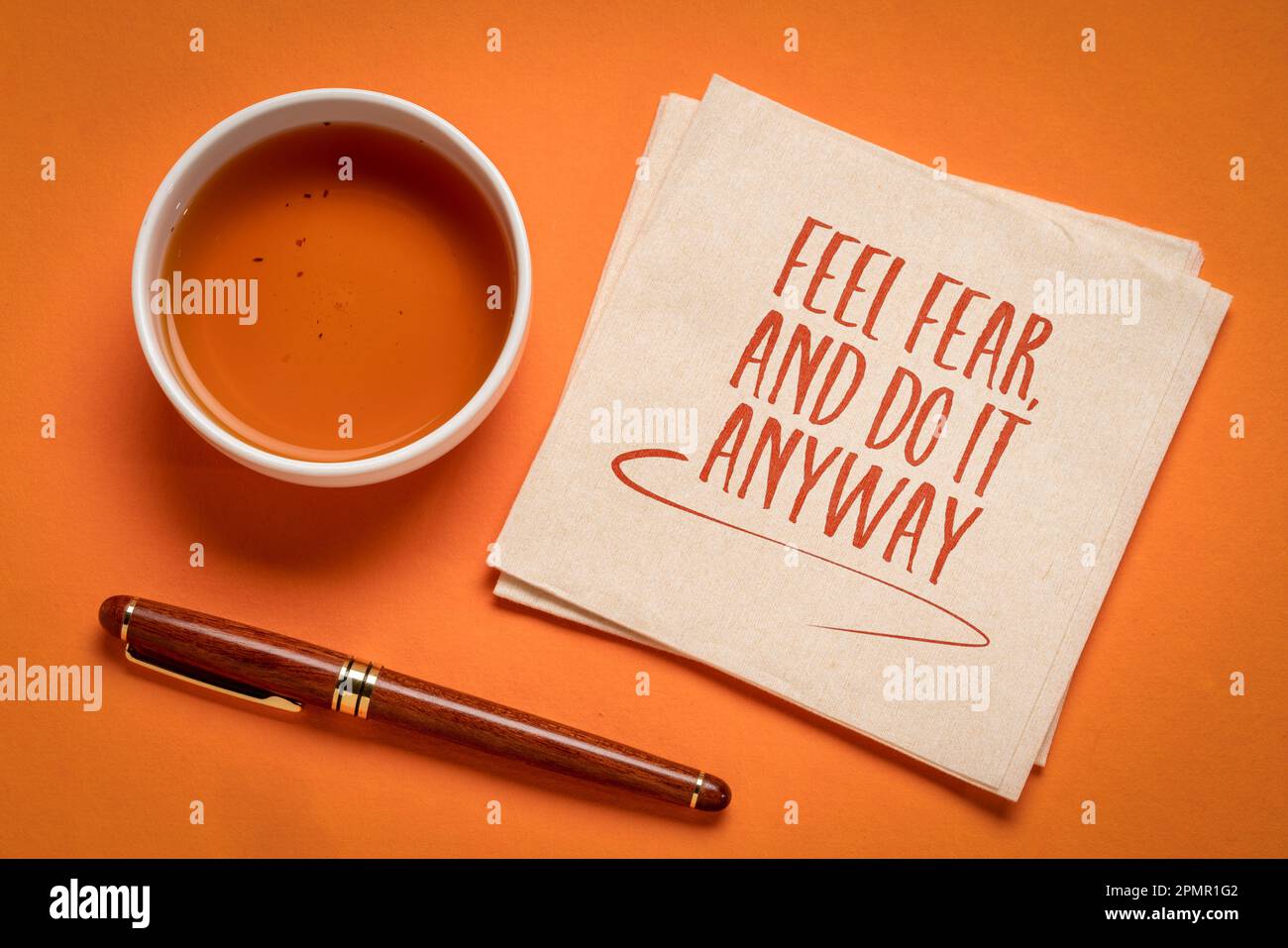 Feel fear and do it anyway - inspiration handwriting, challenge ...