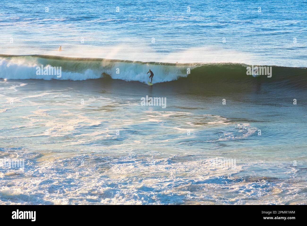 Pichilemu, Region de O'Higgins, Chile - Surfers at Punta de Lobos a ...