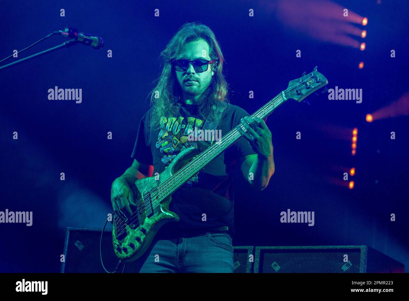 Madison, USA. 13th Apr, 2023. Trevor Weekz of Goose at The Sylvee on ...