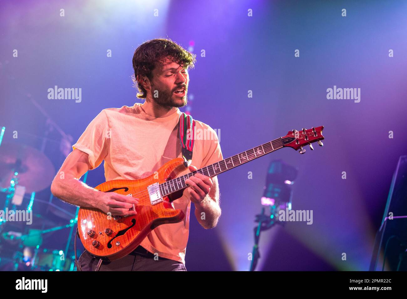 Madison, USA. 13th Apr, 2023. Rick Mitarotonda of Goose at The Sylvee ...