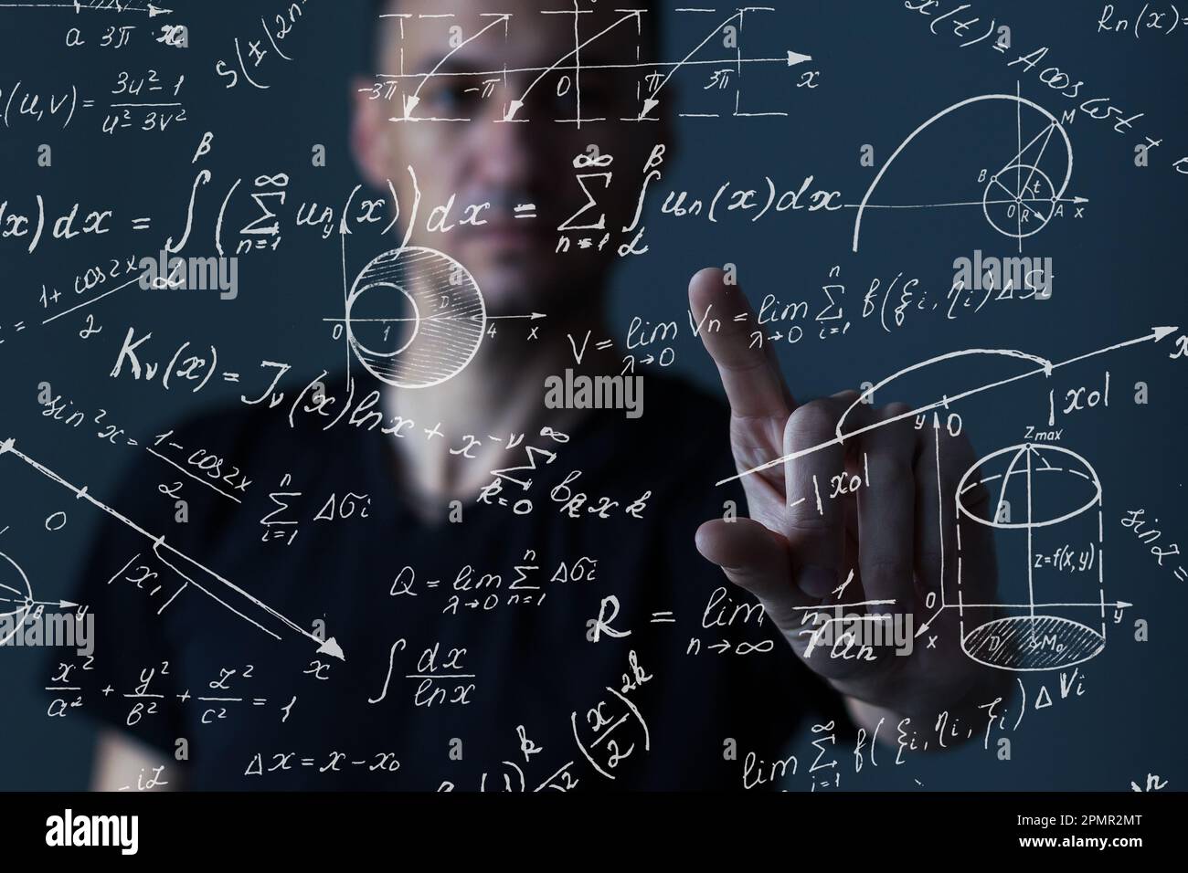 mathematics formulas, high education concept Stock Photo - Alamy