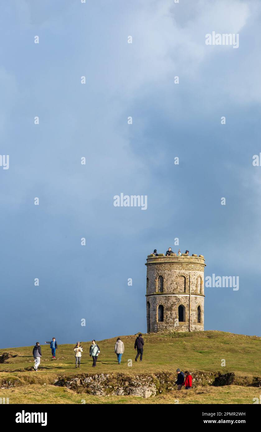 Solomon's Temple, also known as Grinlow Tower, is a Victorian folly on ...