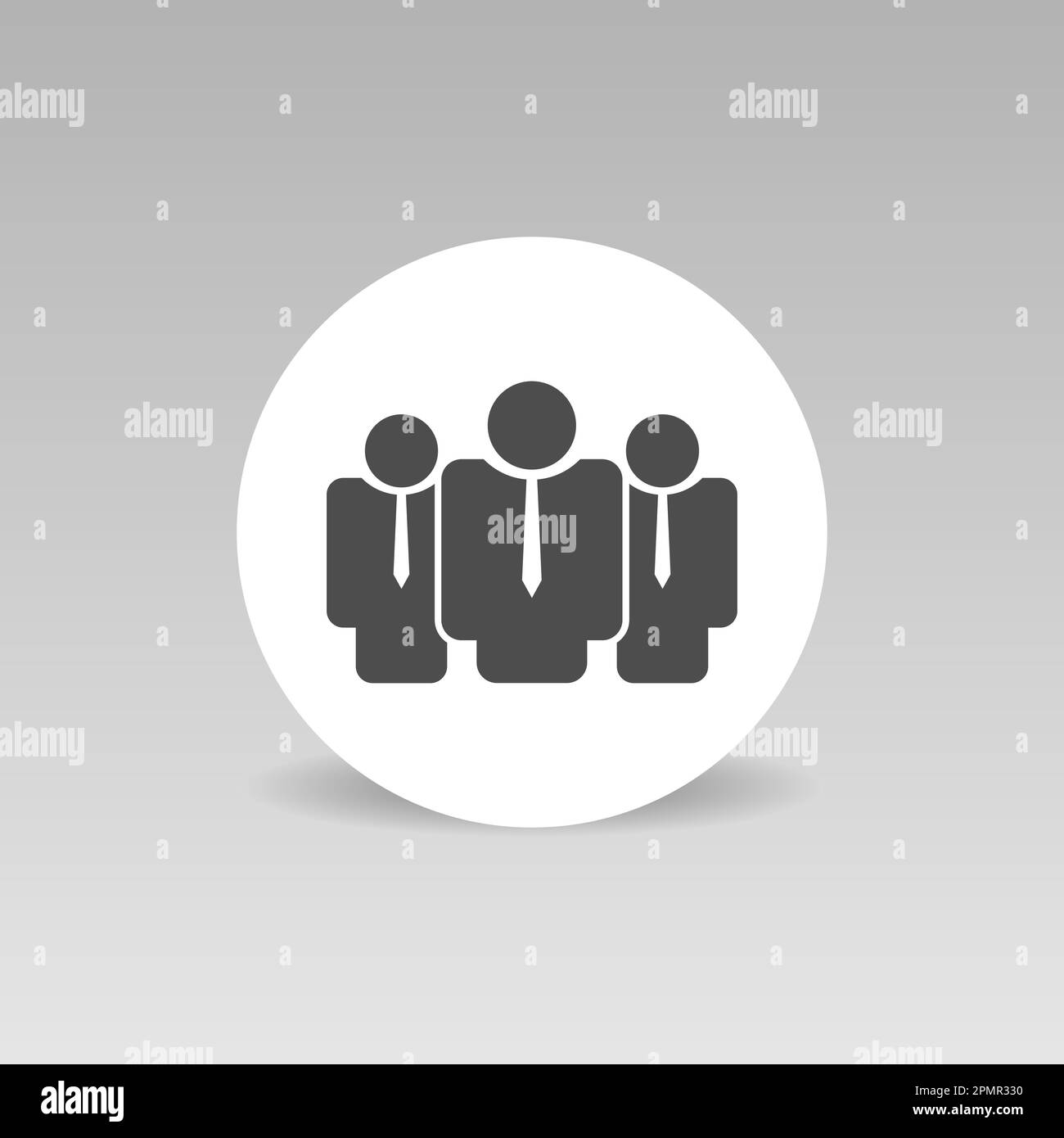 Three people icon Black and White Stock Photos & Images - Alamy