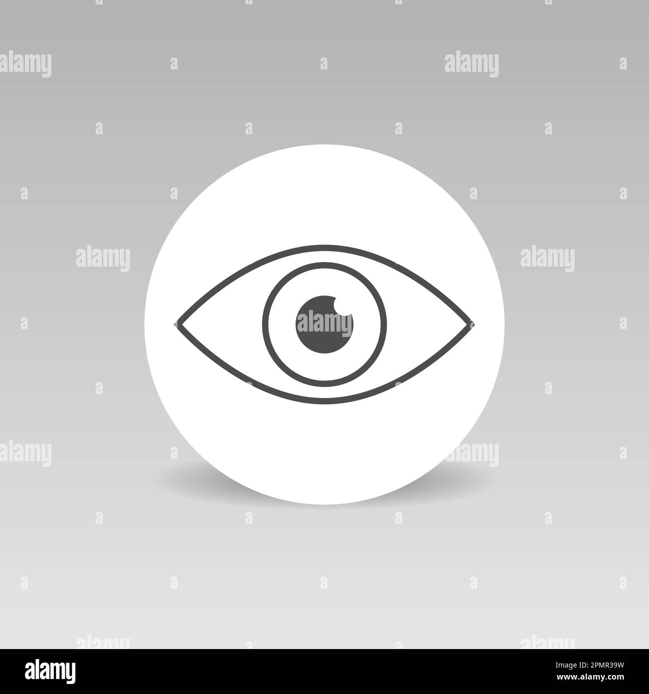 Eye icon vector icon. Look and vision sign Stock Vector Image & Art - Alamy
