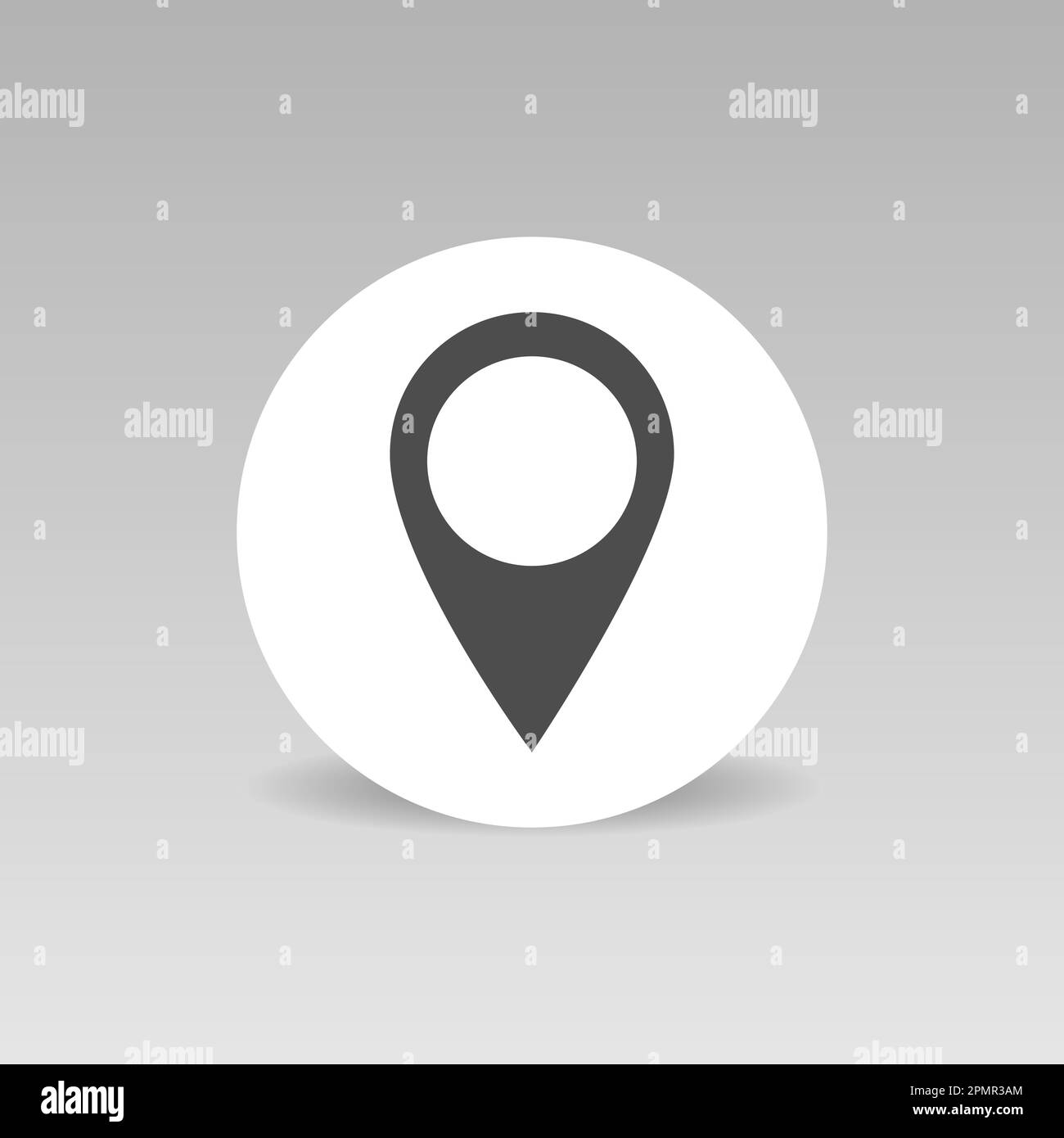 Map pin vector icon. Location mark sign Stock Vector Image & Art - Alamy