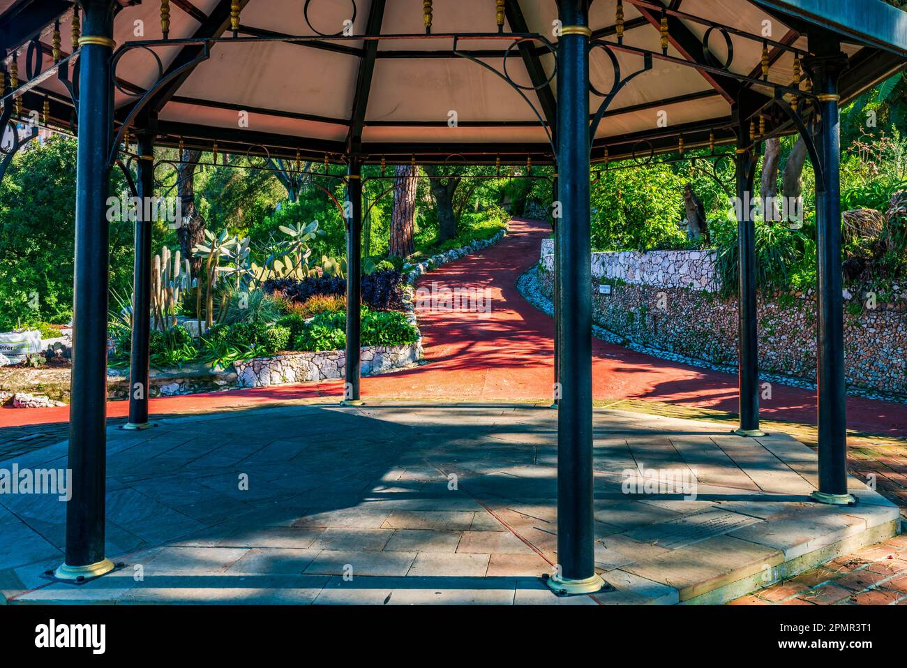 La Alameda botanical garden in Gibraltar town, UK Stock Photo - Alamy
