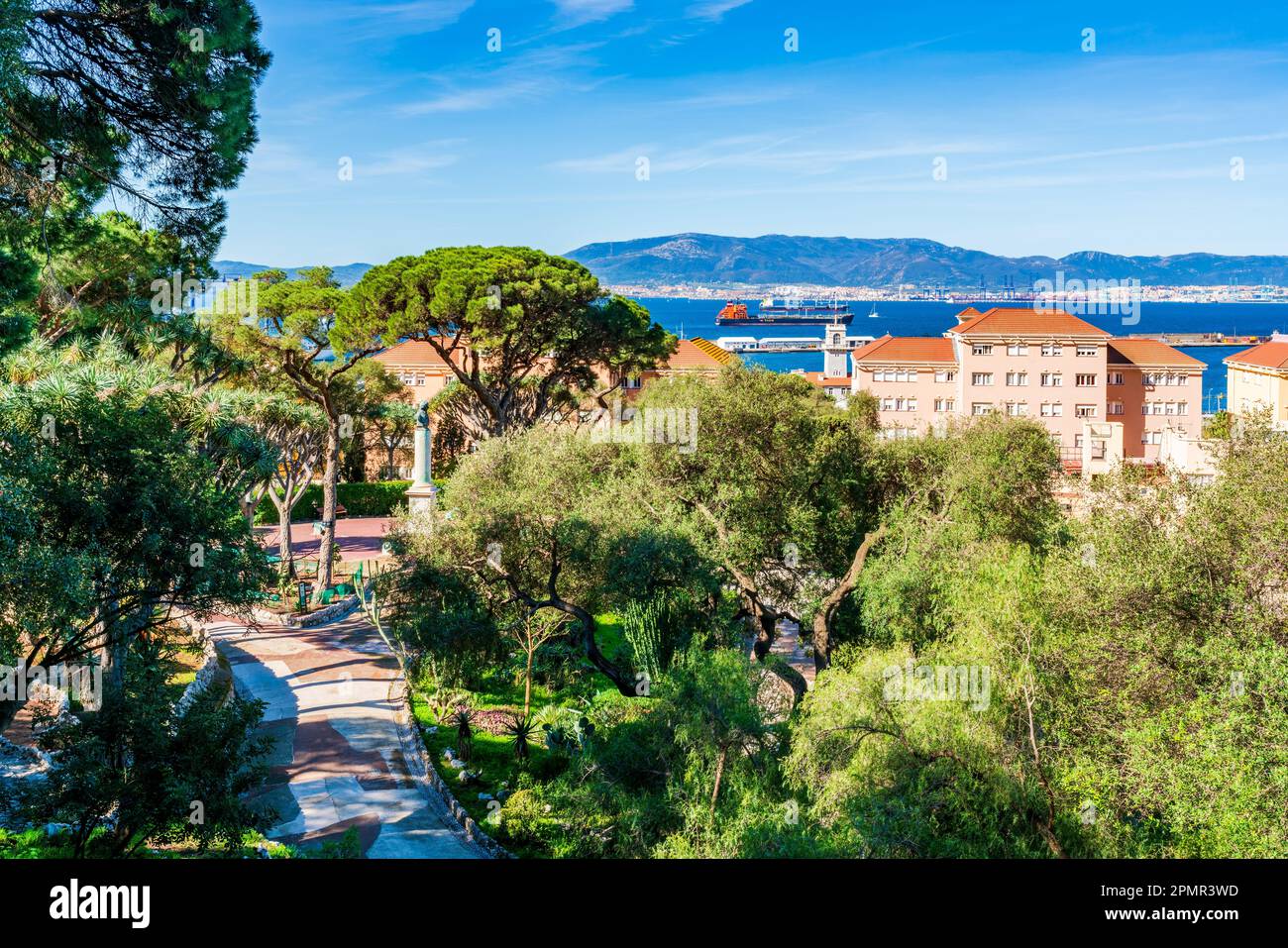 La Alameda botanical garden in Gibraltar town, UK Stock Photo - Alamy