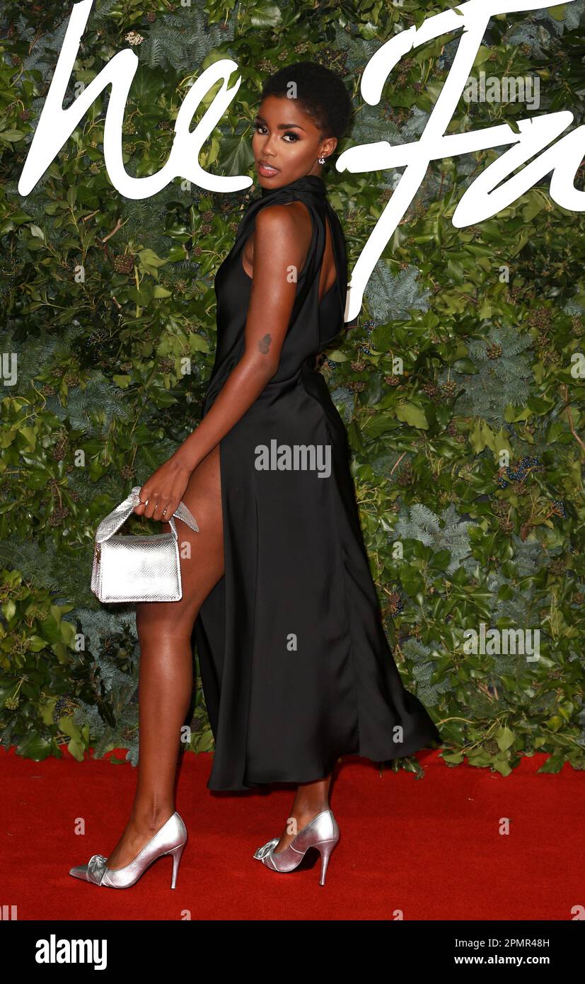 Eva Apio attends The Fashion Awards 2021 at Royal Albert Hall in London ...