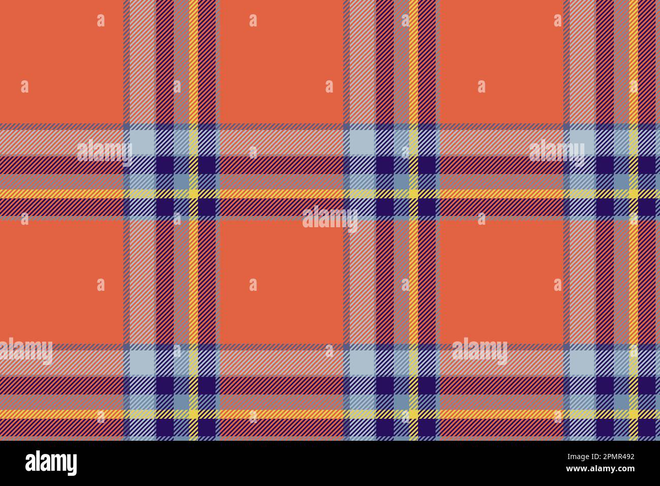 Plaid background, check seamless pattern. Vector fabric texture for ...