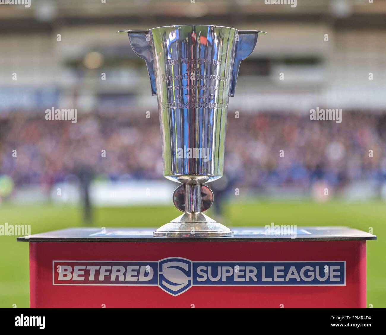 The Locker Cup during the Betfred Super League Round 9 match Warrington ...