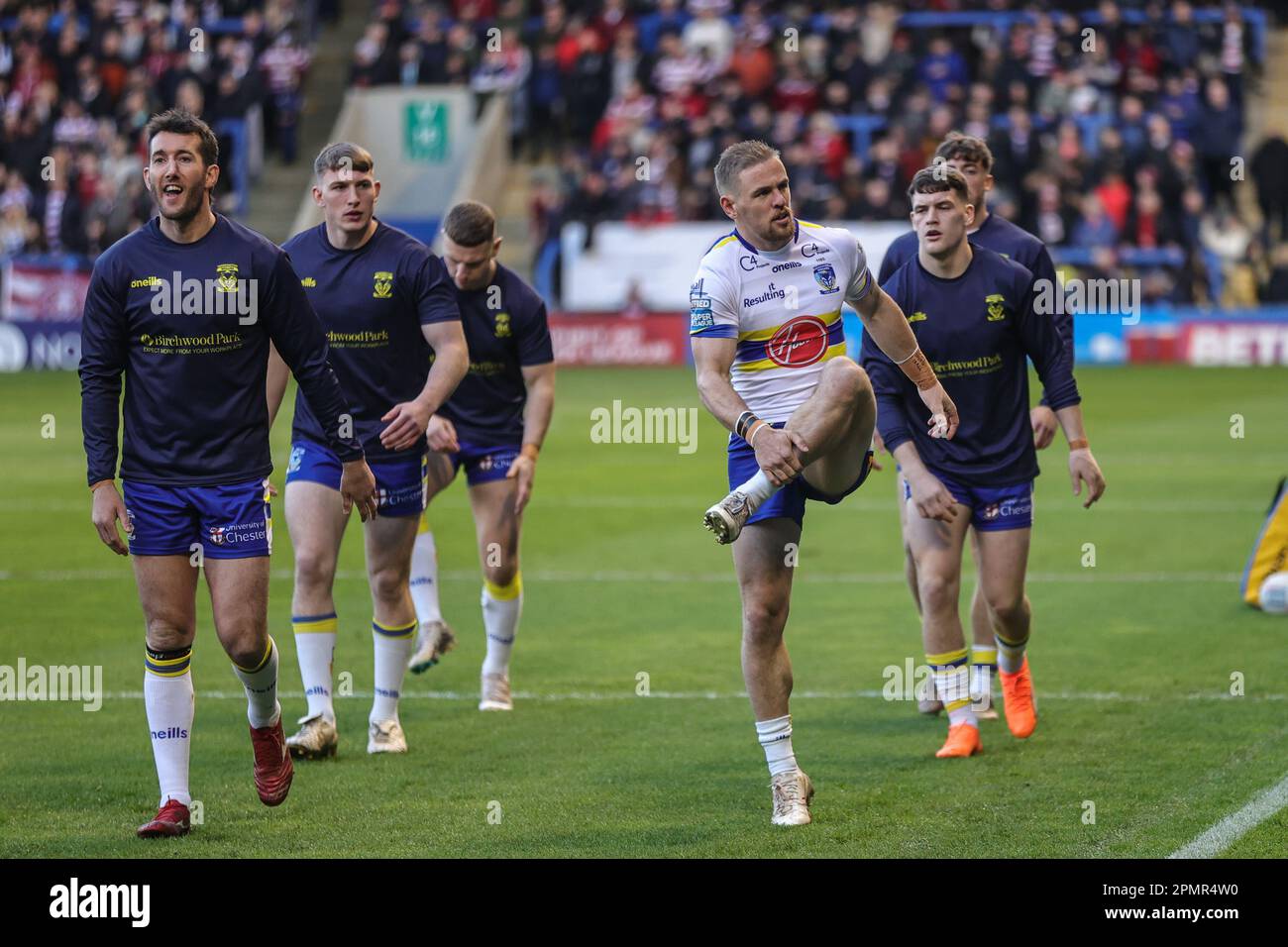 Warrington, UK. 14th Apr, 2023. Matt Dufty #1 of Warrington Wolves in ...