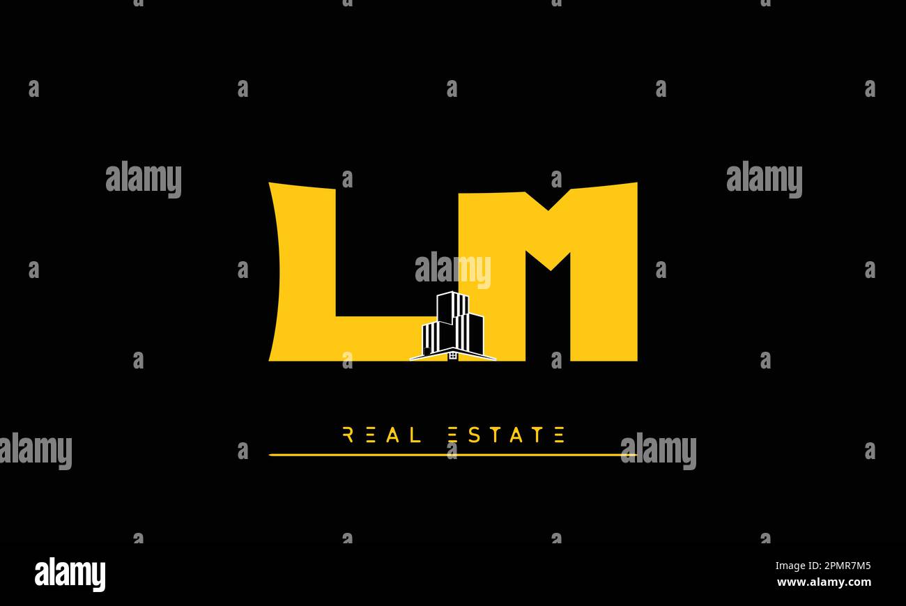 Lm real estate logo hi-res stock photography and images - Alamy