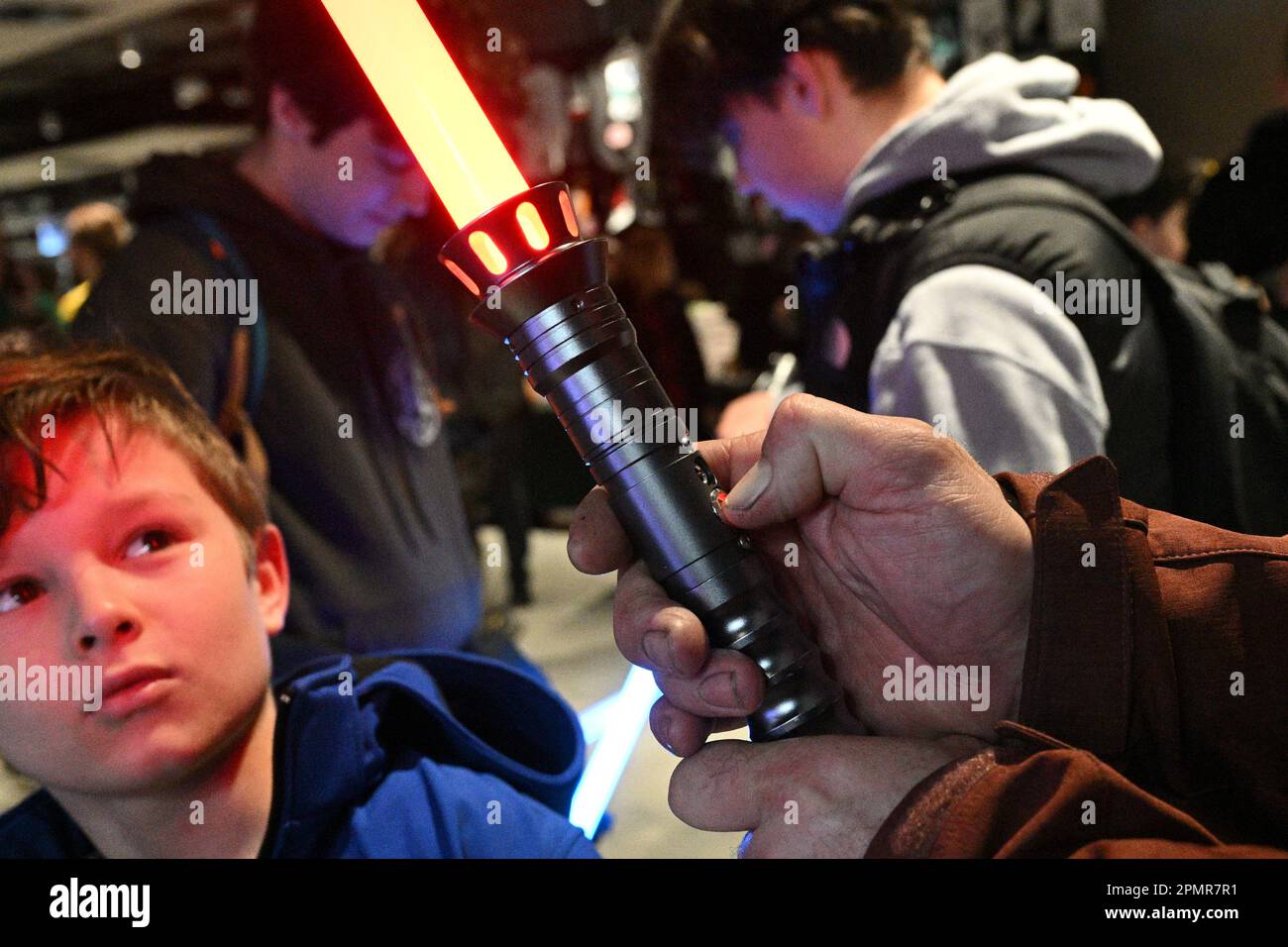 Prague, Czech Republic. 14th Apr, 2023. Comic-Con Prague 2023, meeting ...