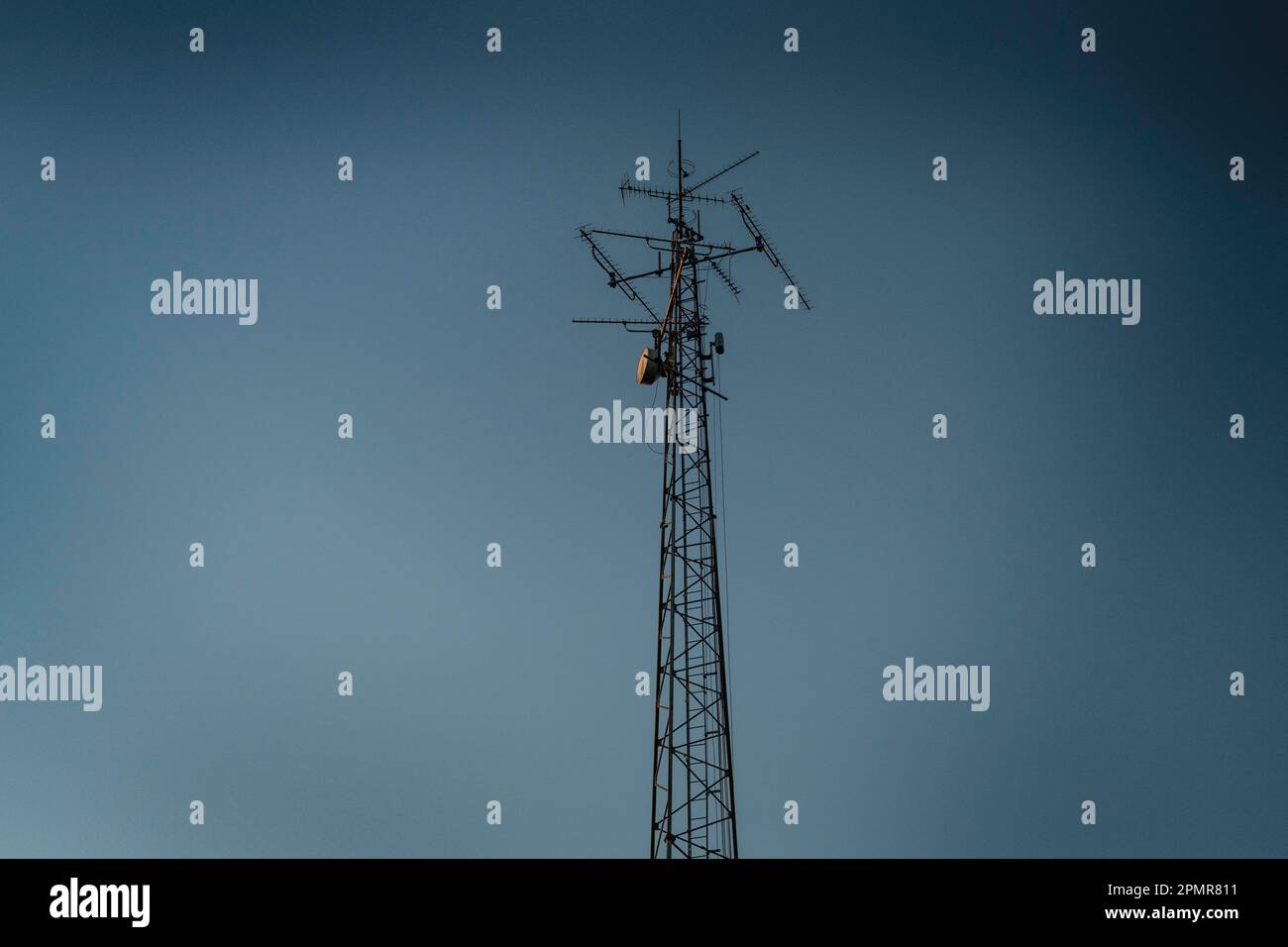 Aerial mask, telecommunications Stock Photo - Alamy