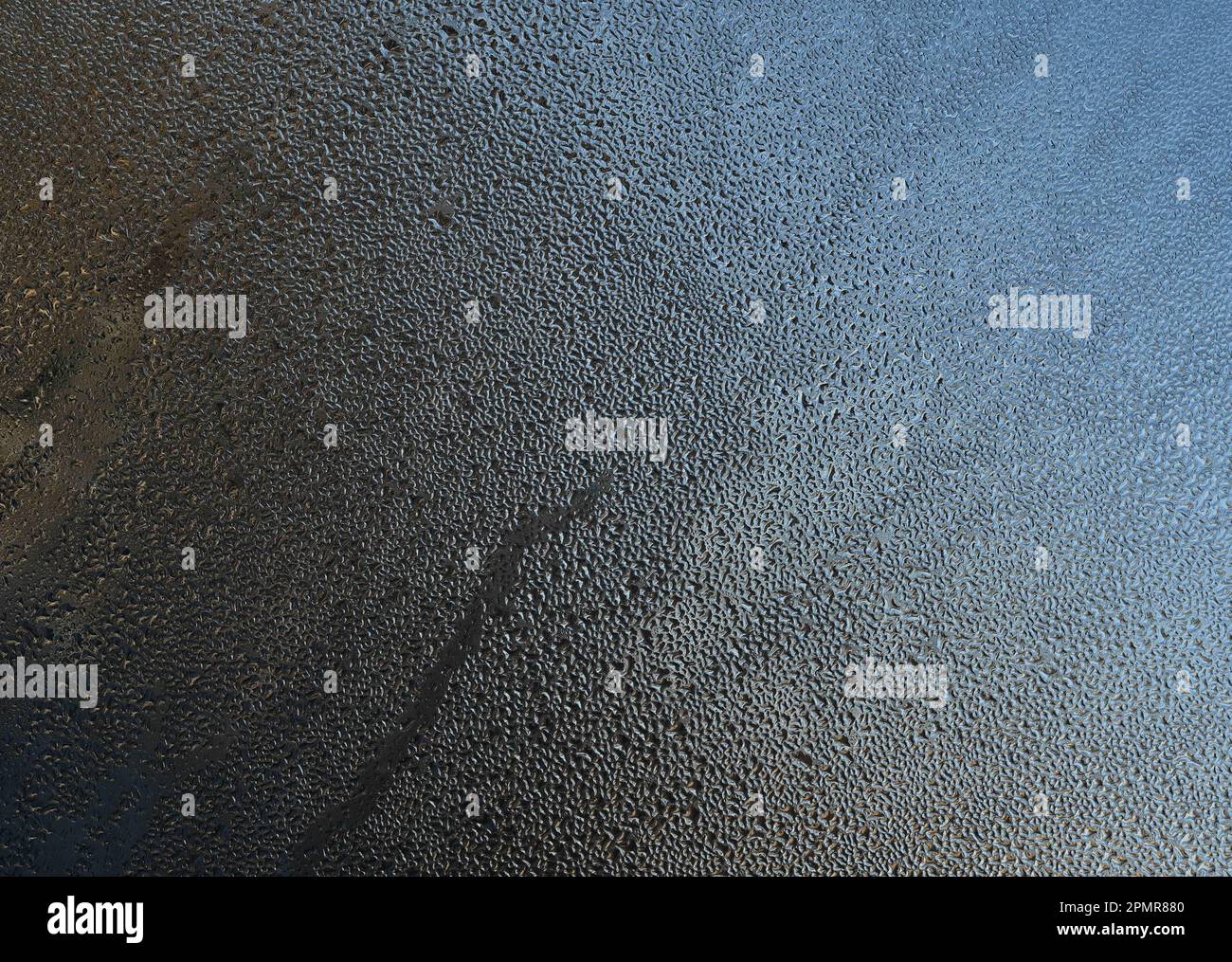 Wet glass. large drops of glass background Stock Photo - Alamy