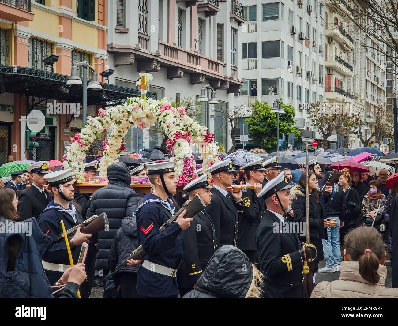 Thessaloniki, Greece - April 14 2023: Good Friday Orthodox Easter ...