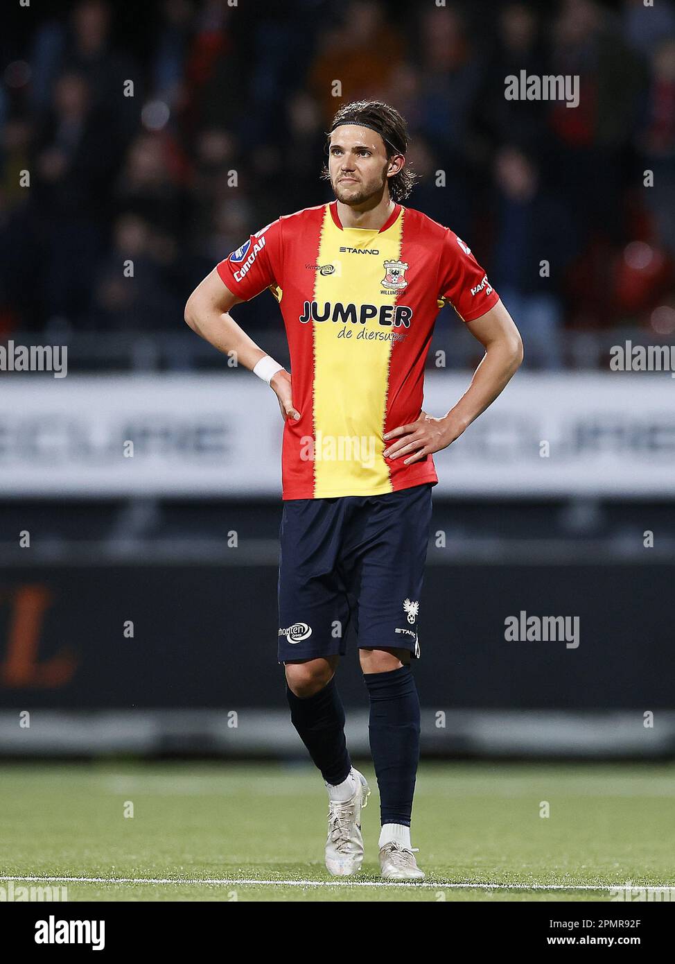Zwolle, Netherlands. 14th Apr, 2023. ROTTERDAM - Willum Willumsson of ...