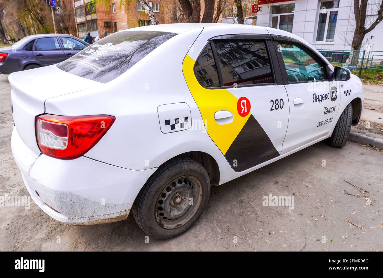 Yandex cab hi-res stock photography and images - Alamy