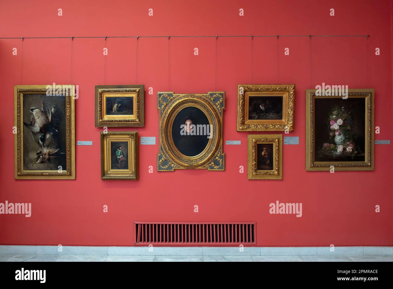 Interior of the National Museum Art Bucharest located in the former ...