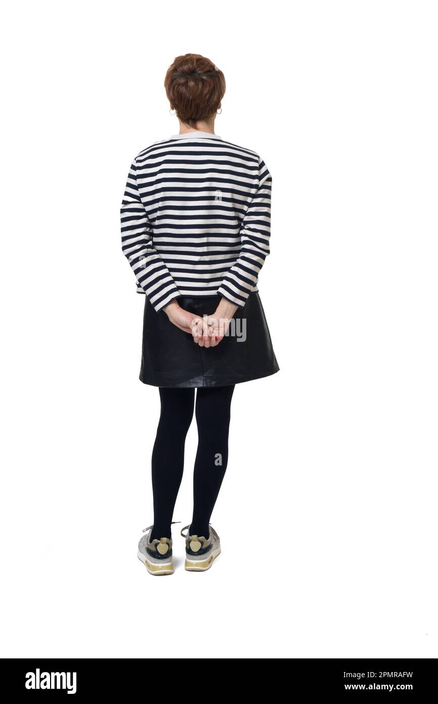 Back view full length Cut Out Stock Images & Pictures - Alamy