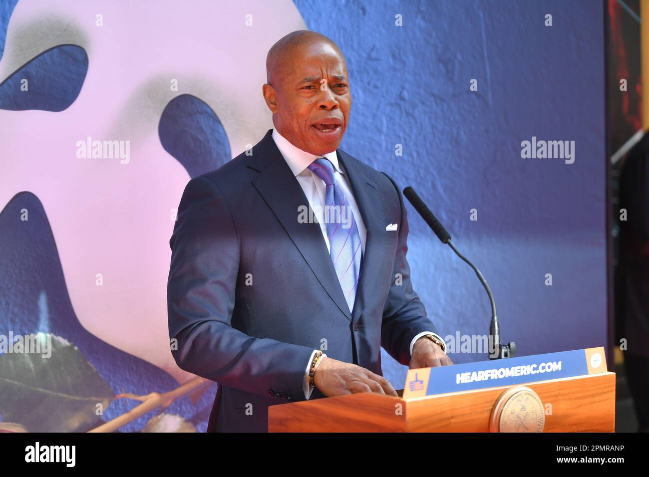 Mayor Eric Adams announcement on the final weekend of 'Phantom of the ...