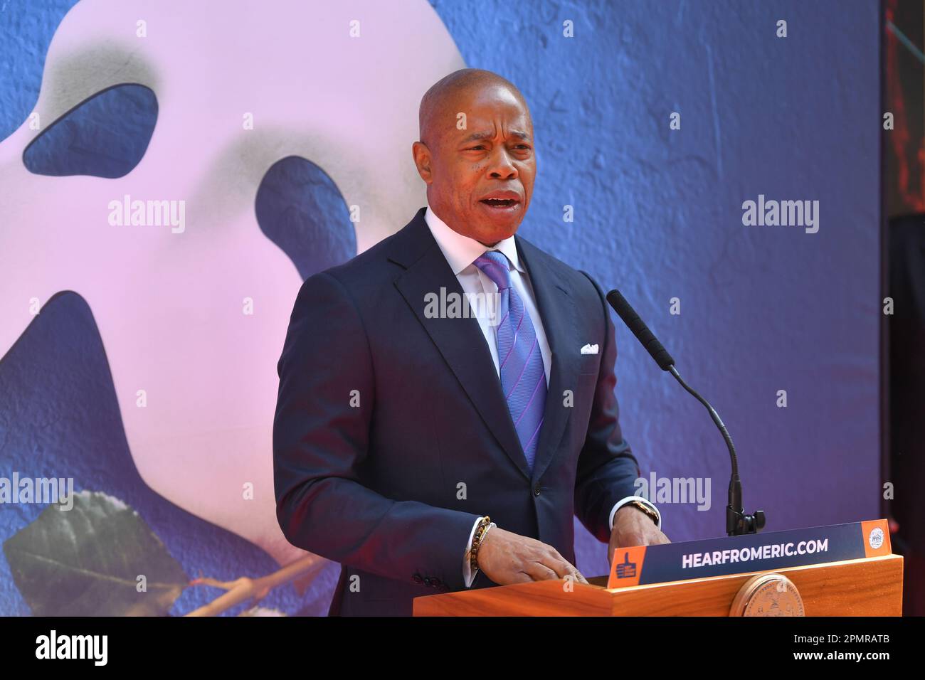 Mayor Eric Adams announcement on the final weekend of 'Phantom of the ...