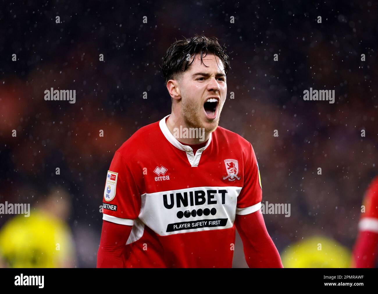 Middlesbrough's Hayden Hackney celebrates scoring their side's second ...