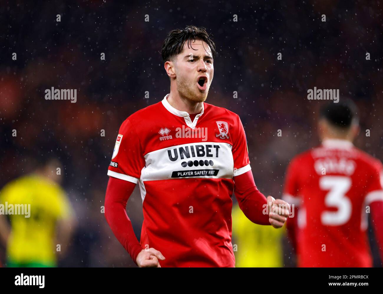 Middlesbrough's Hayden Hackney celebrates scoring their side's second ...