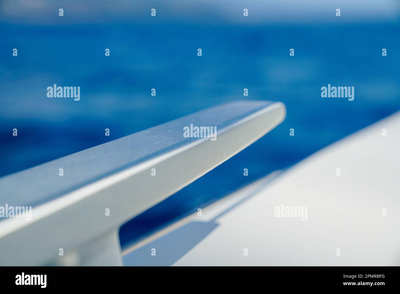 close up of Mooring bollards for boats. Anchor base Bridge block with ...