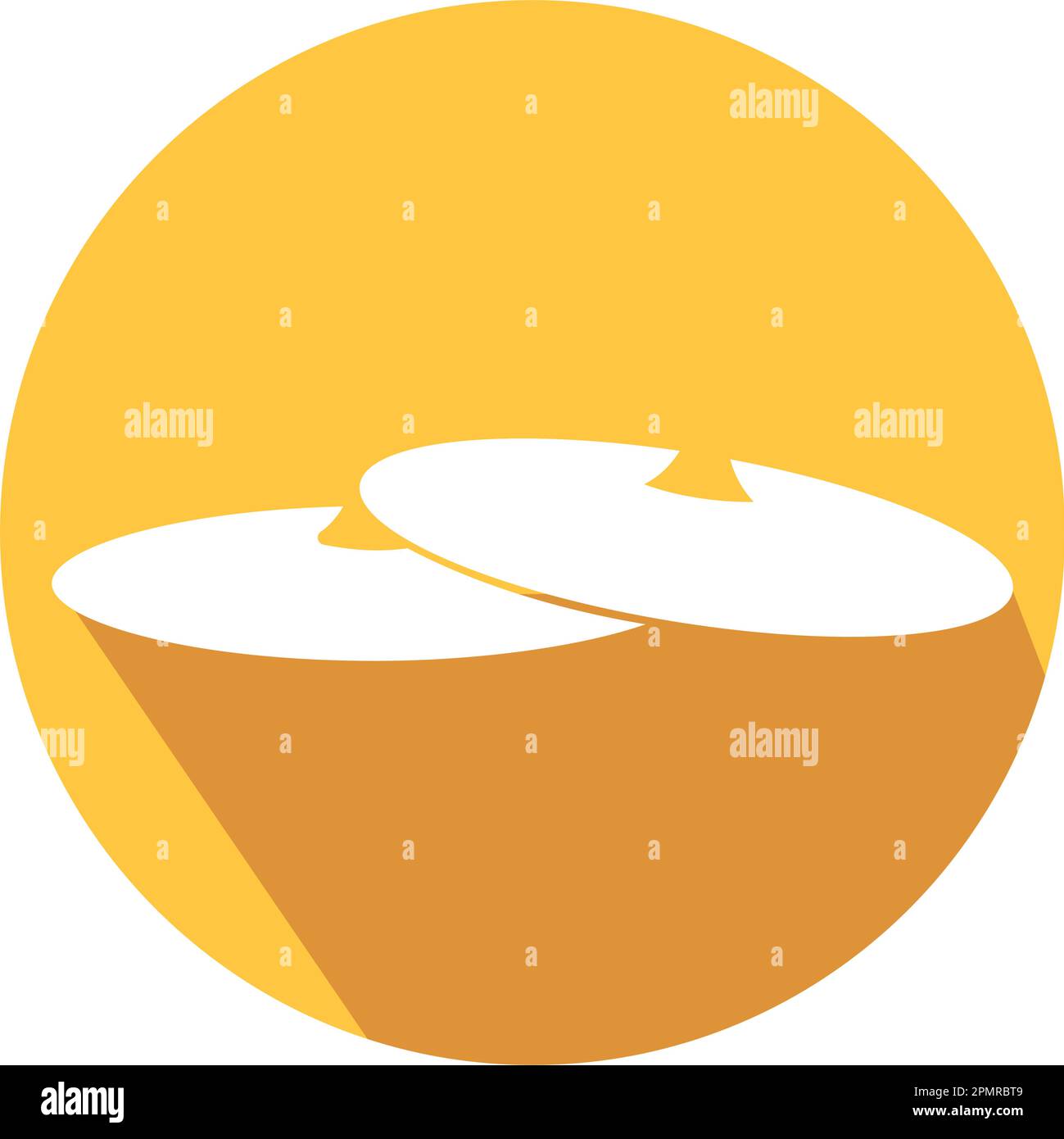 Isolated cymbals icon Flat design Musical instrument Vector Stock ...