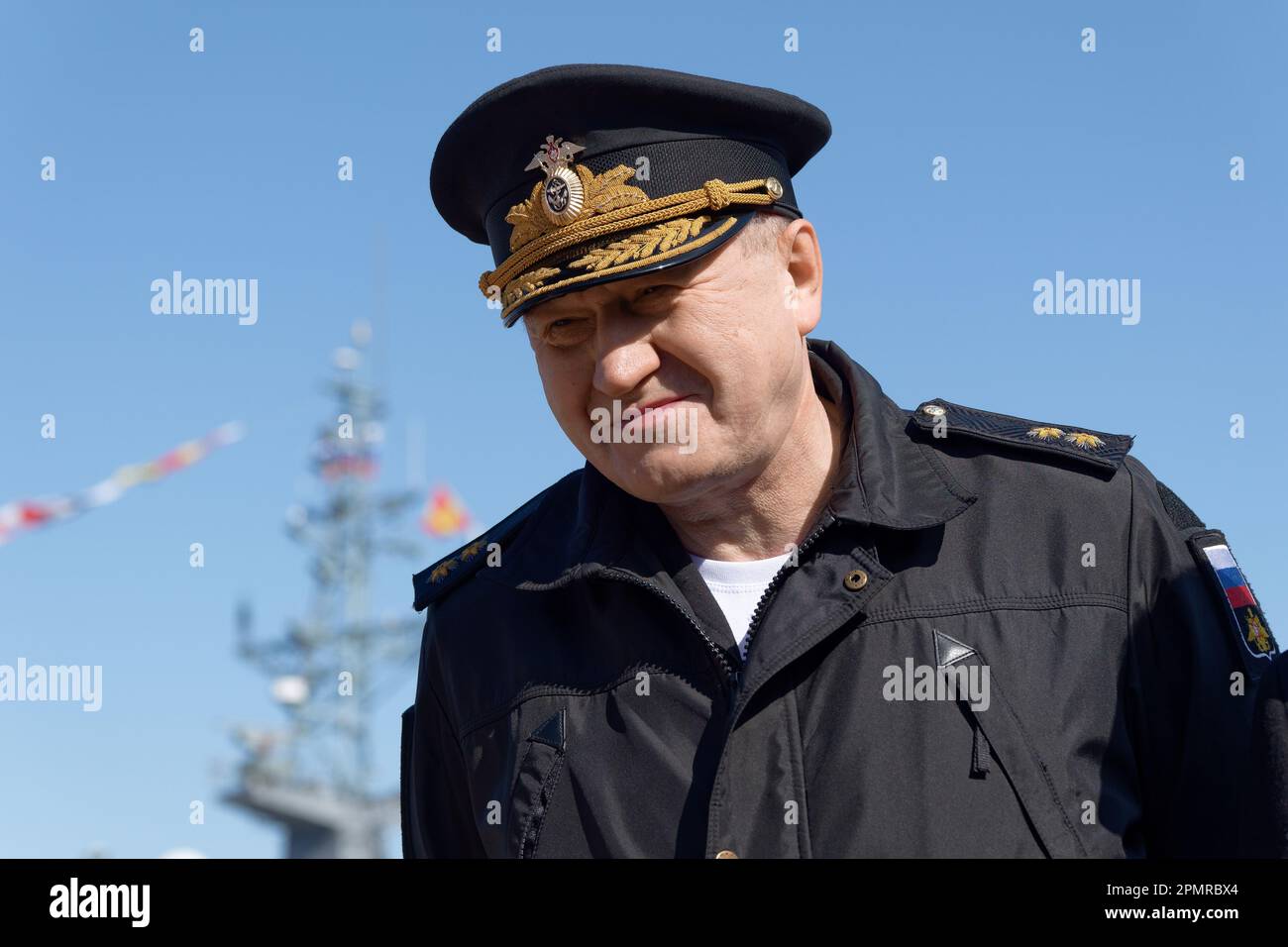 St. Petersburg, Russia. 14th Apr, 2023. The ceremony of launching the ...