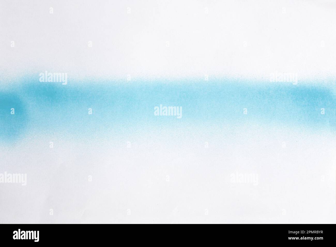blue line of spray paint on white paper Stock Photo - Alamy