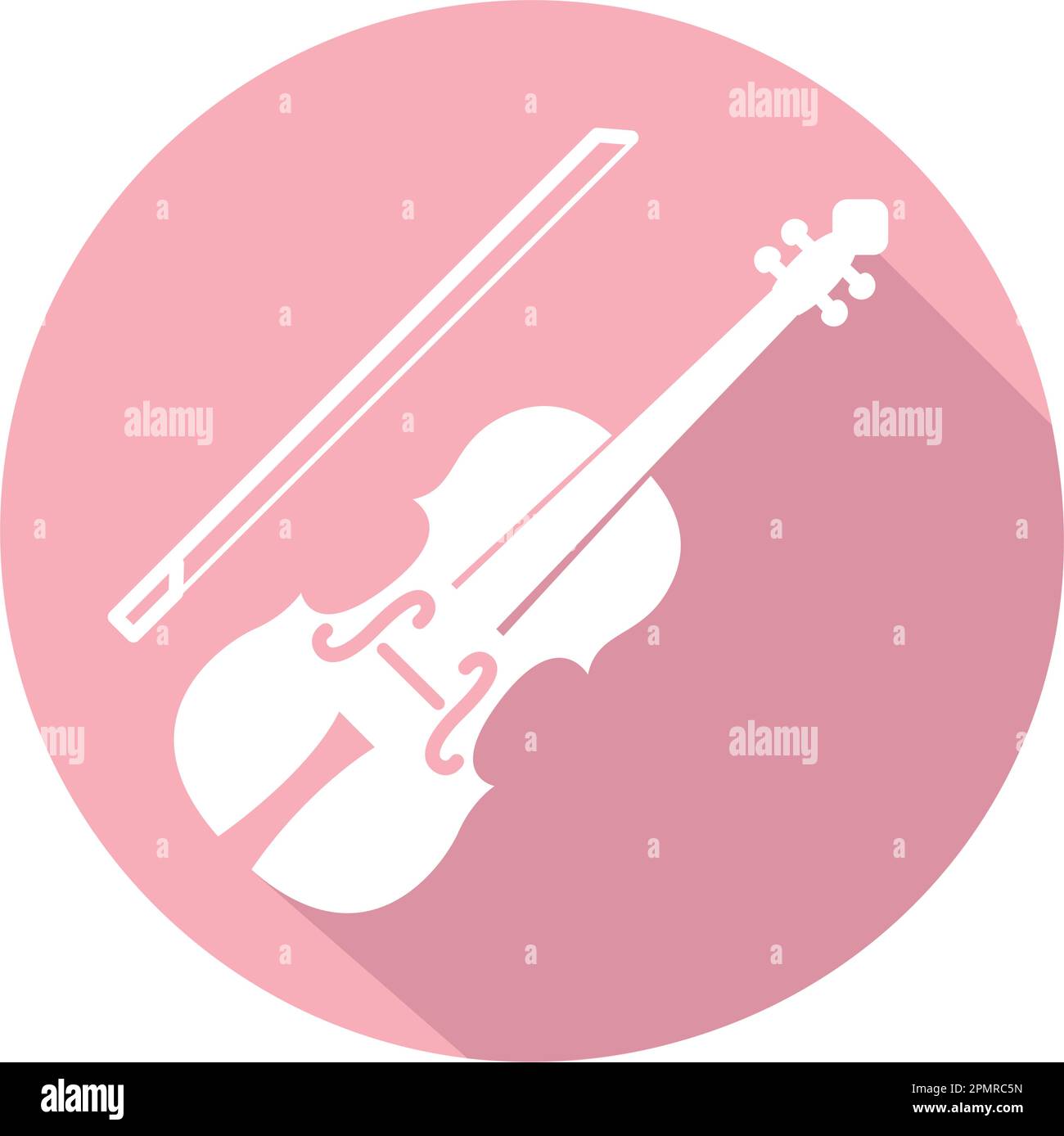 Isolated violin icon Flat design Musical instrument Vector Stock Vector ...