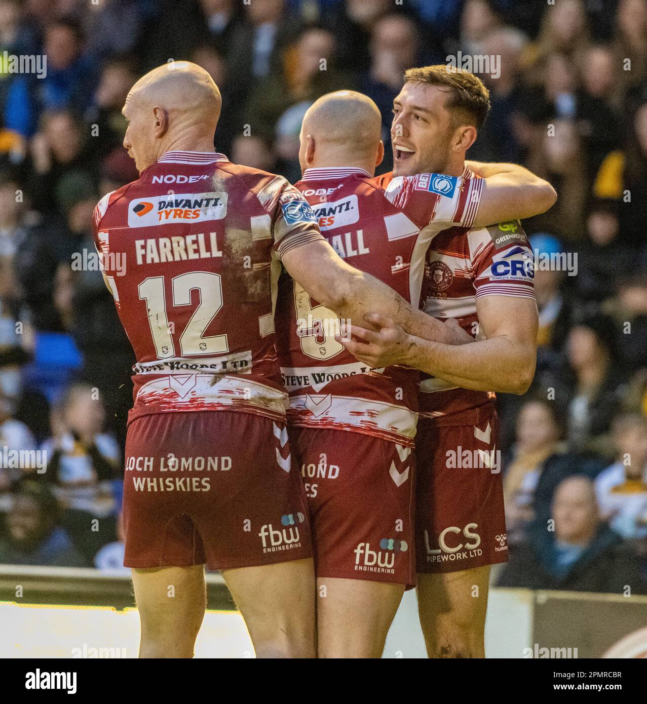 Warrington, Cheshire, England 14th April 2023. Wigan Warriors ...