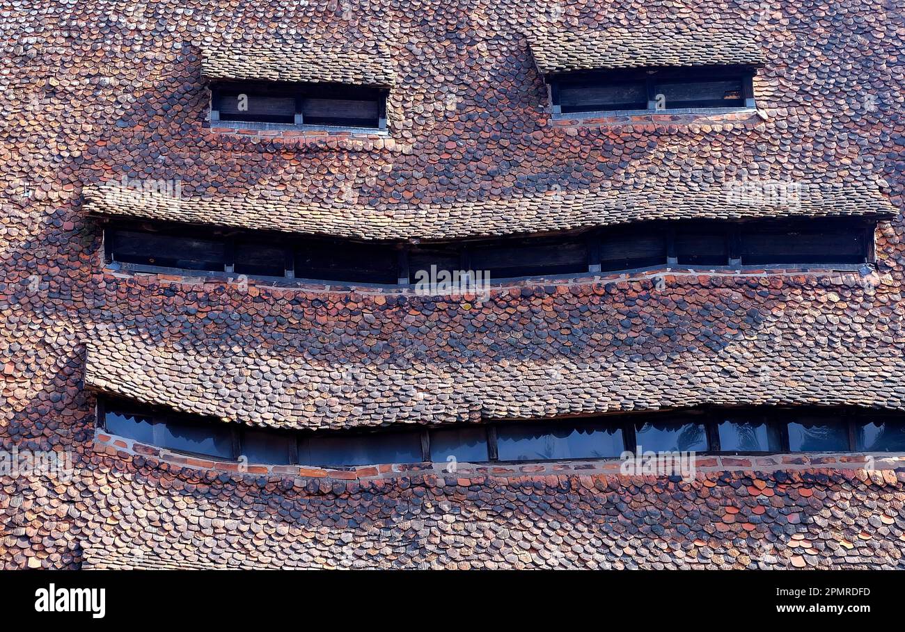 Colorful roof shingles hi-res stock photography and images - Alamy