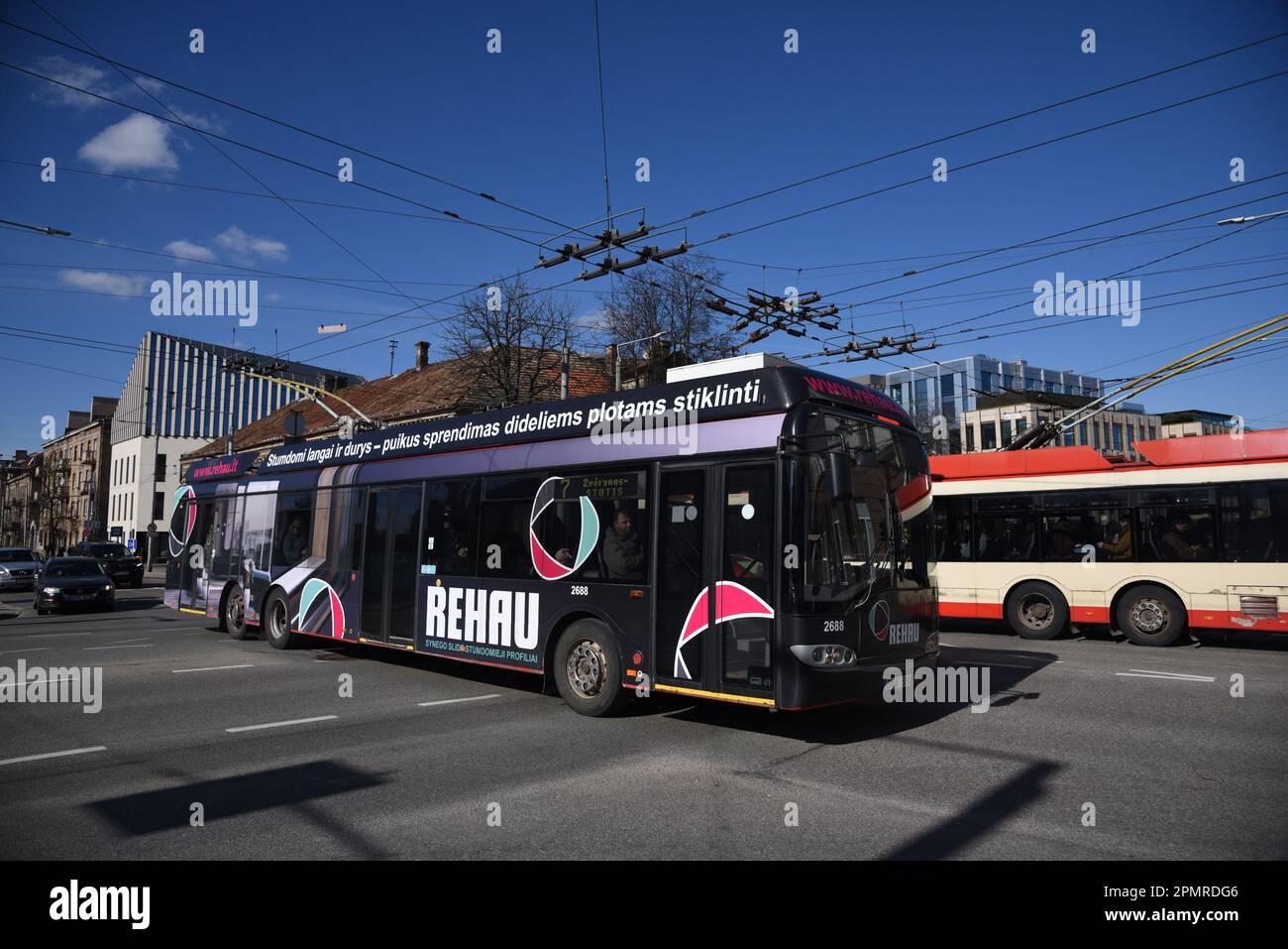 Solaris Trollino trolleybus Stock Photo - Alamy
