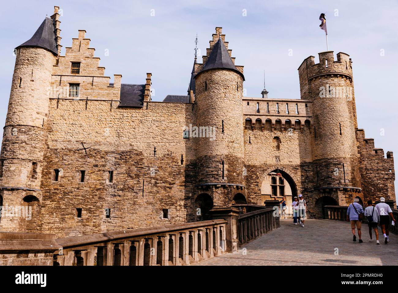 Het Steen is a medieval fortress in the old city centre of Antwerp. The ...