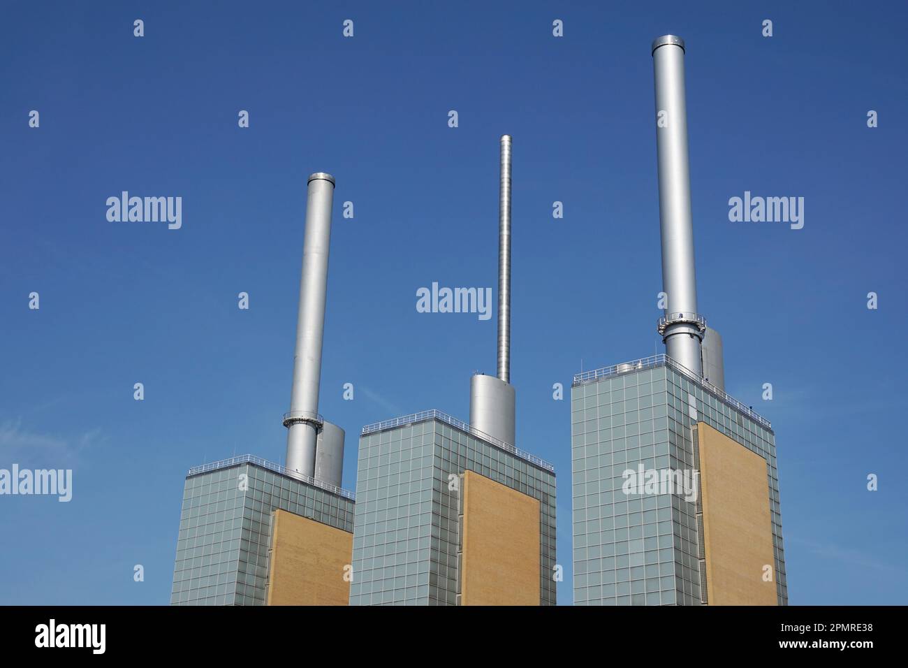 combined heat and power CHP station Kraftwerk Linden Limmer in Hannover ...