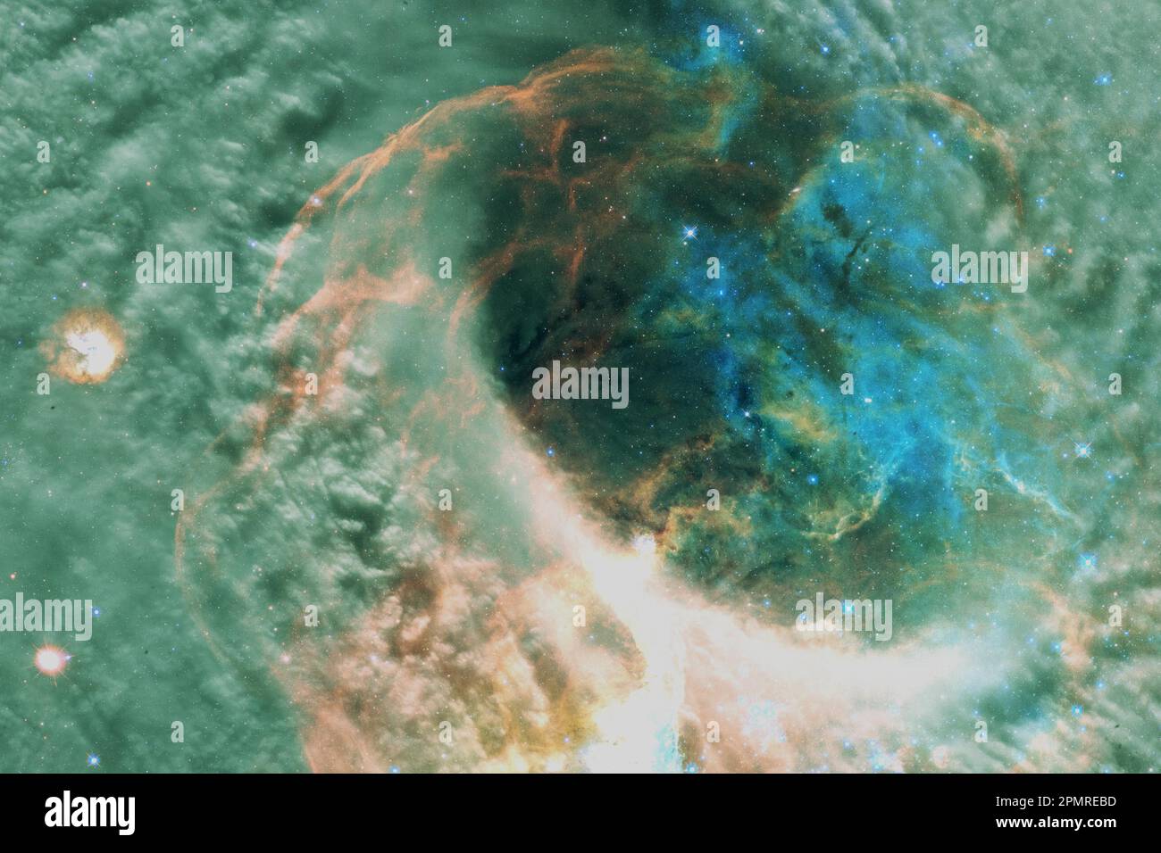 Beautiful colors of outer space. Elements of this image furnished by ...